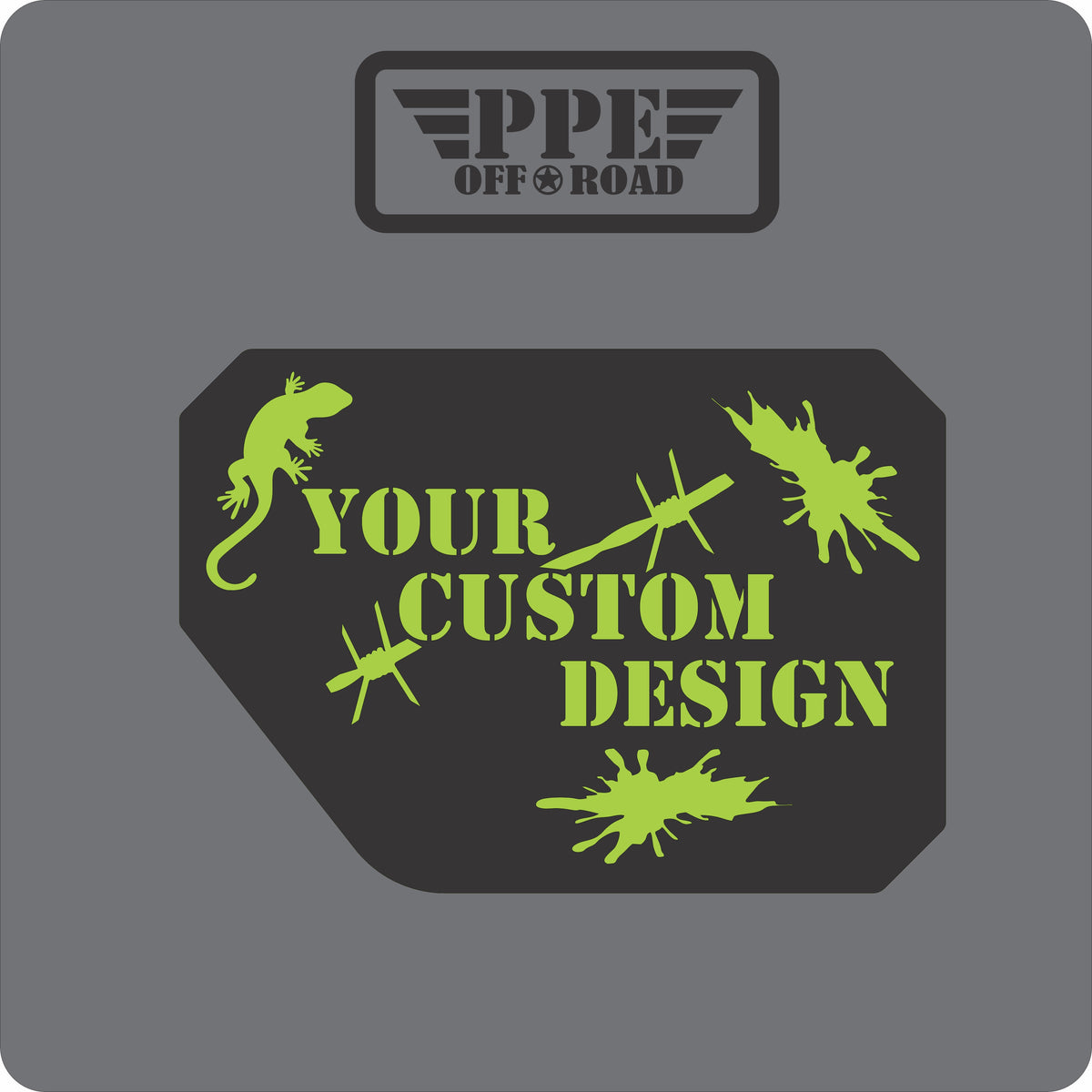 Custom Rear Tube Door DESIGN PANEL ONLY – PPE Offroad