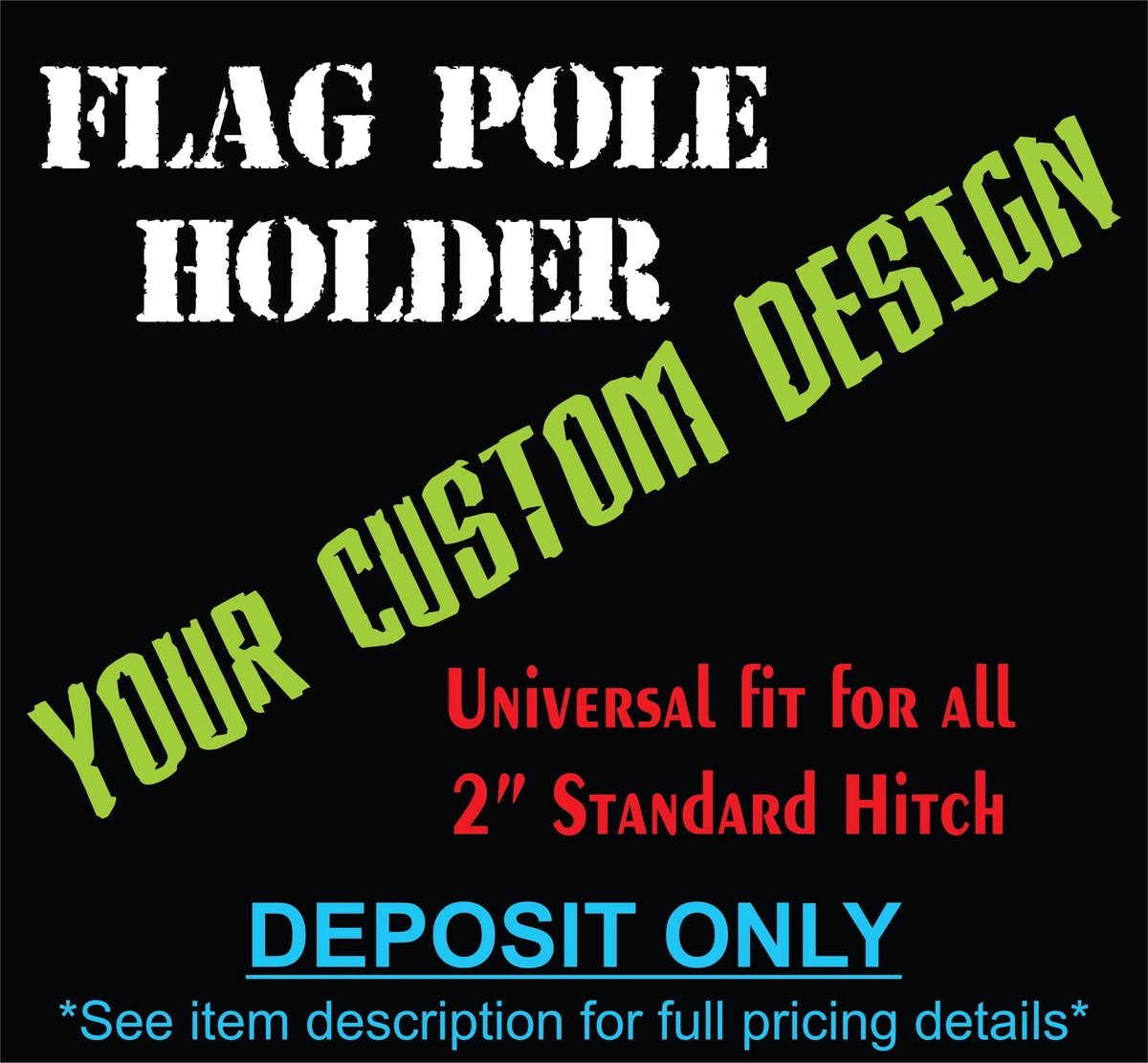 Custom Flag Pole Holder design - $289.00 - PPE Offroad