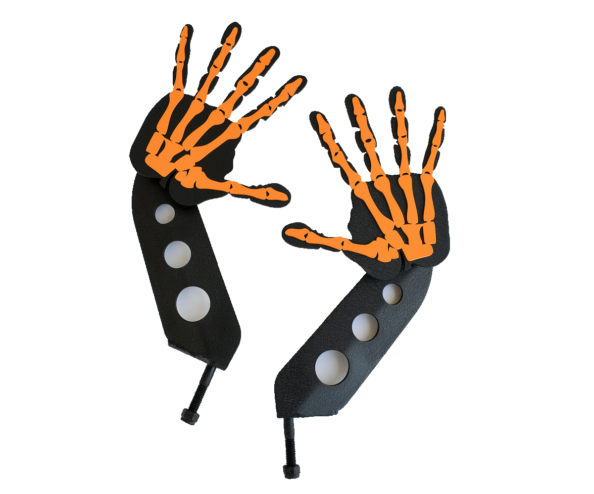 Skeleton Wave Mirror/Brackets - $199.00 - PPE Offroad