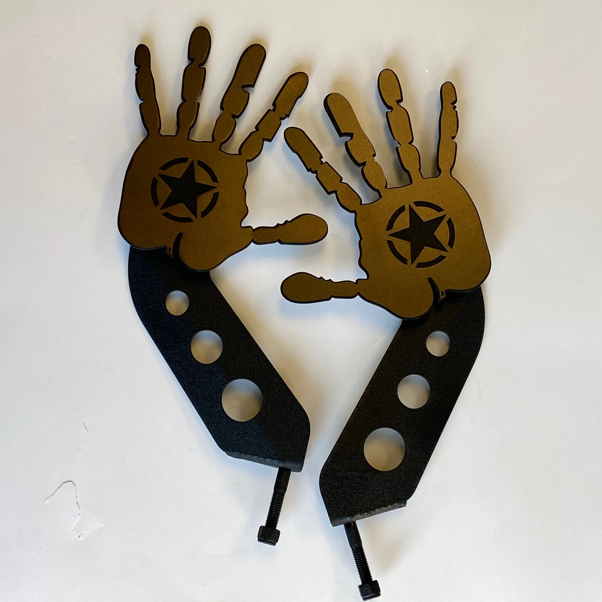 Oscar Mike Army star Wave Mirror Brackets for Wrangler & Gladiator ...